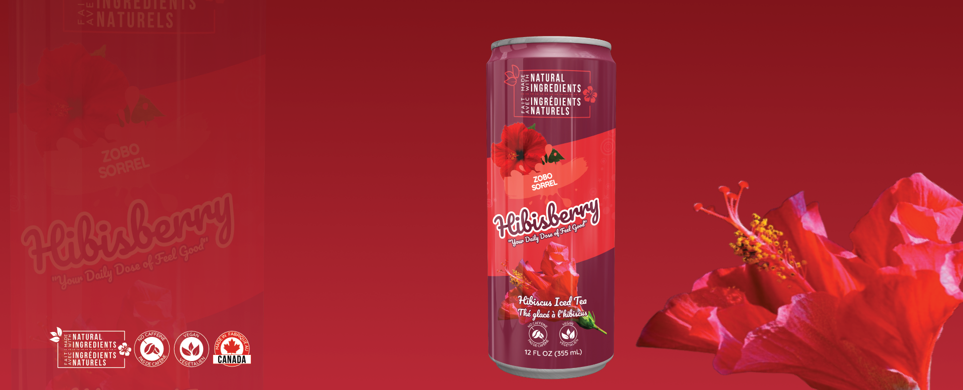 Hibisberry - Naturally Refreshing Hibiscus Iced Tea Drink – HIBISTEA ...